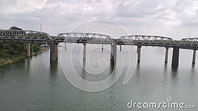 Bridge and River in the Mahisagar Gujarat Stock Video - Video of ...