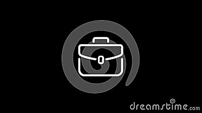 Briefcase animation stock video. Video of illustrated - 274701113