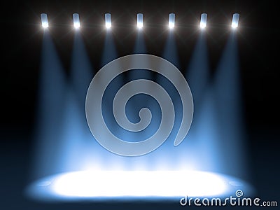 Bright Concert Stage Stock Image - Image: 6963291