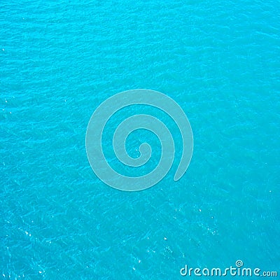 Bright Cyan Blue Sea Water May Use As Background Or Texture. Stock ...