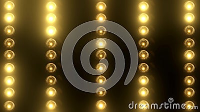 Bright Flood Lights Background with Glow. Stock Footage - Video of ...