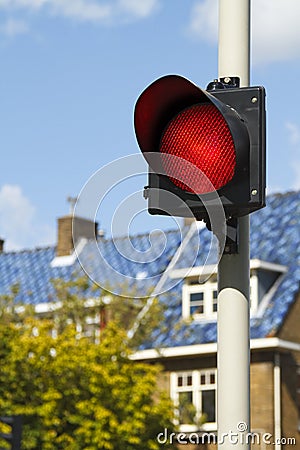 Bright Red Stop Sign Royalty-Free Stock Photo | CartoonDealer.com #18592785