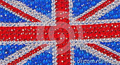 British Flag Designed With Sparkle ! Royalty Free Stock Images - Image ...