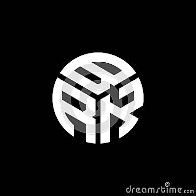 BRK Letter Logo Design On Black Background. BRK Creative Initials ...