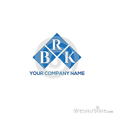 BRK Letter Logo Design On White Background. BRK Creative Initials ...