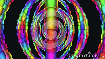 Broadcast Spinning Blinking Hi-Tech Illuminated Rings, Multi Color ...