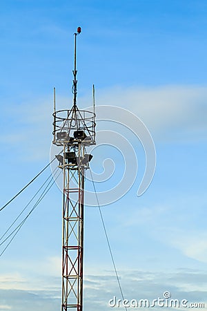 Broadcasting Tower Royalty-Free Stock Photography | CartoonDealer.com ...
