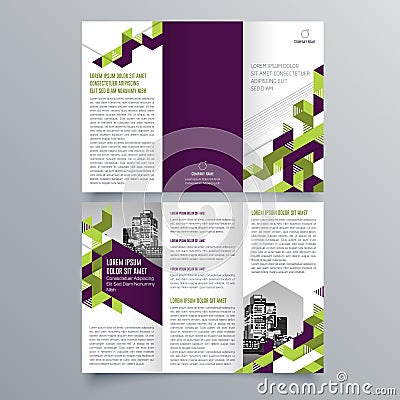 Brochure Design, Brochure Template Cartoon Vector | CartoonDealer.com ...