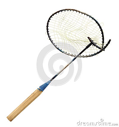 Broken Badminton Racket Royalty-Free Stock Image | CartoonDealer.com ...