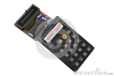 Broken Calculator Stock Photo - Image: 23987000