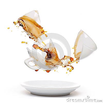 Broken Coffee Mug Royalty Free Stock Photo - Image: 24467055