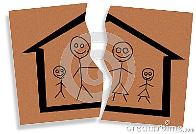 Broken Family Stock Photos - Image: 23000893