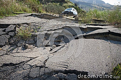 Broken Road Stock Photos - Image: 17112073