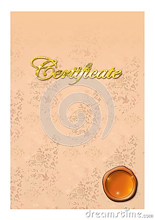 Bronze Certificate Template Stock Photo | CartoonDealer.com #27868944