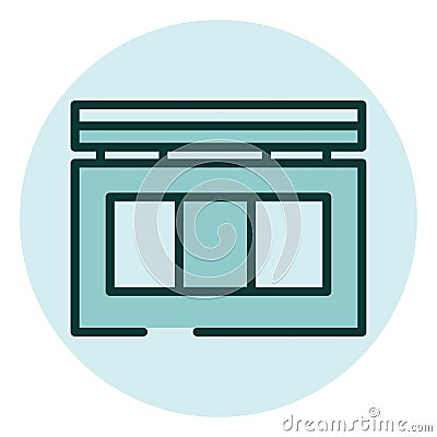 Bronzer Make Up, Icon Cartoon Vector | CartoonDealer.com #259399417