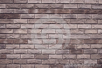 Brown Brick Wall Background. Grunge Texture. Vintage Rough Brickwork ...