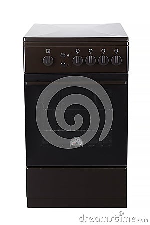 Brown Gas Stove Isolated On A White Background Stock Image ...