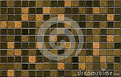 Brown Mosaic Tile Pattern Seamless Stock Photos - Image: 3242953