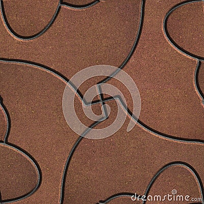 Brown Paving In The Form Of Fish Royalty-Free Stock Photo ...