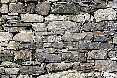 Bruchstein-Wand Stockfoto - Bild: 3499110