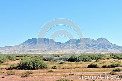 Flight Over Table Mountains of Namibia Stock Image - Image of flight ...
