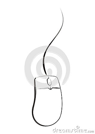 Brush Stroke Art: Scroll Mouse Royalty-Free Stock Image | CartoonDealer ...