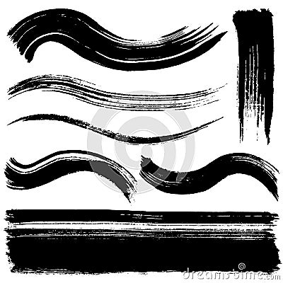 Brush Stroke Lines Stock Vector - Image: 38882808