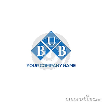 BUB Letter Logo Design On White Background. BUB Creative Initials ...