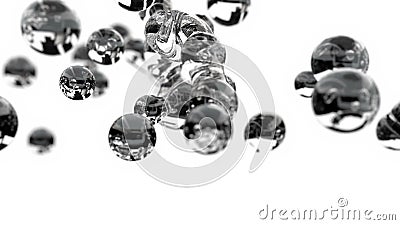 Bubbles Boiling Water Molecular Structure Stock Video - Video of ...