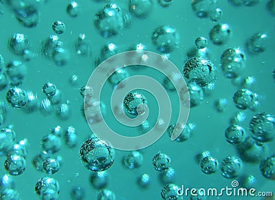 Bubbles (cyan) Stock Photo - Image: 2108890