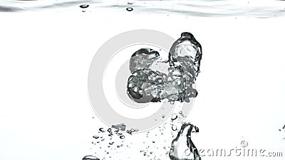 Bubbles Moving To Water Surface in Super Slow Motion Stock Footage ...