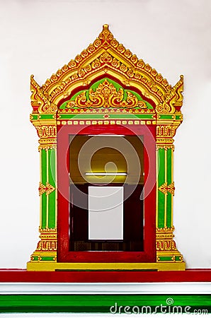 Buddhist Temple Window Royalty-Free Stock Photography | CartoonDealer ...