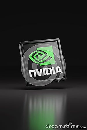 Buenos Aires, Argentina September 12th, 2023: Solid Nvidia Logo ...