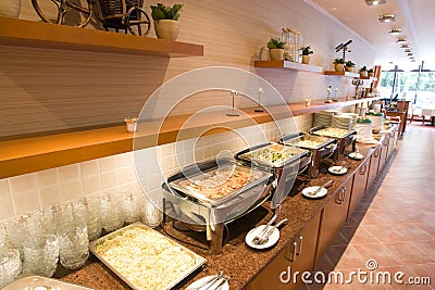 Buffet Line Royalty-Free Stock Photo | CartoonDealer.com #3040215
