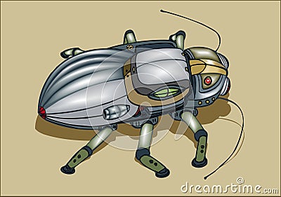 The Bug-spy Cartoon Vector | CartoonDealer.com #2019841