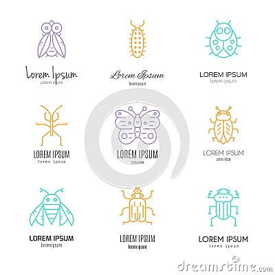 Bugs Logo Stock Vector - Image: 58532075
