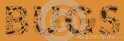 BUGS Text Stock Photography - Image: 8075932
