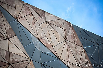 Building Architecture Pattern In Melbourne Stock Photo - Image: 39356952
