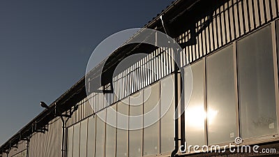 Building Cladding, Panel Structure, Manufacturing Plant Stock Footage ...