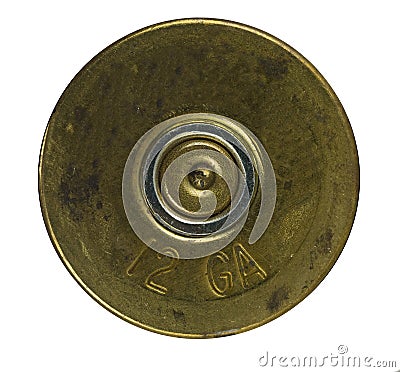 Bullet Shell Casing Bottom Stock Photo - Image: 22777090