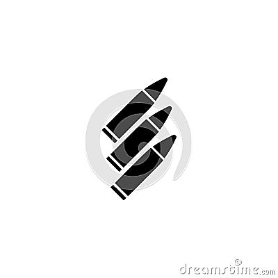 Bullets Icon Vector Sign And Symbol Isolated On White Background ...