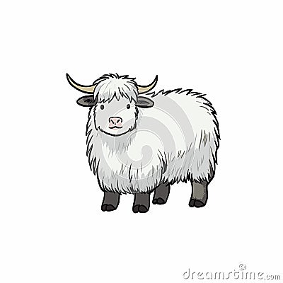 Bullock Hand-drawn Illustration. Bullock. Vector Doodle Style Cartoon ...