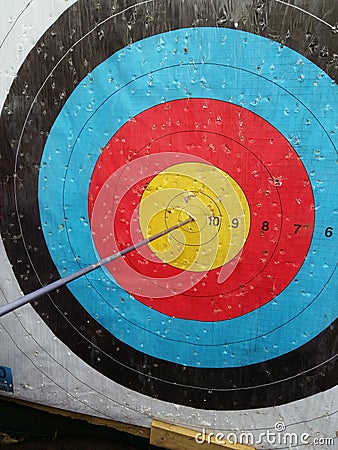 Bullseye On A Target Stock Photography | CartoonDealer.com #84083660