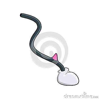 Bump, Swelling Cartoon Legs Isolated On White Background ...