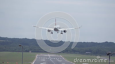 A Bumpy Cross Wind Landing. Stock Video - Video of flying, airplane ...