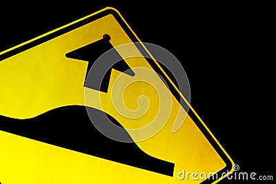 Bumpy road ahead sign - gerteditor