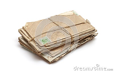 Bundle Of Old Letters Royalty-Free Stock Photo | CartoonDealer.com ...