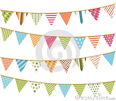 Bunting Vector Illustration | CartoonDealer.com #80242468