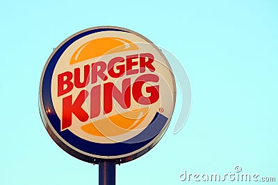 Burger King Sign Editorial Photo - Image: 18267726