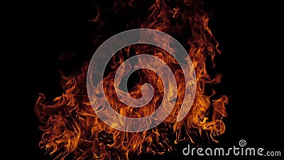 Burning Big Flame. Fire Flame, Burn Lights. Abstract Blaze Fire Flame ...